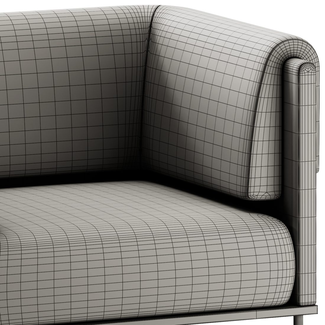 Adrenalina Ombra Armchair - 3D Model for Corona
