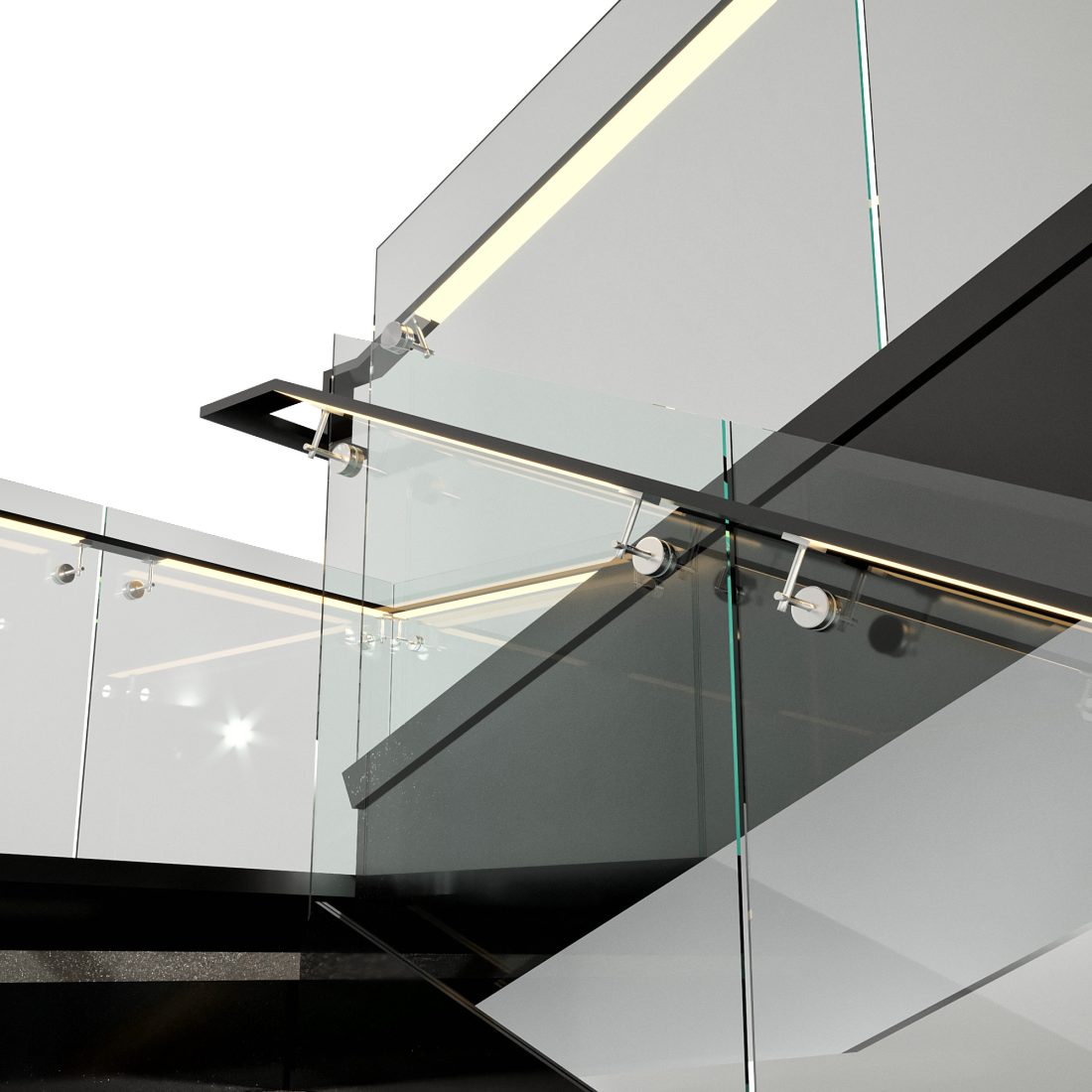 Stair No43 3D Model for VRay, Corona | CGMood