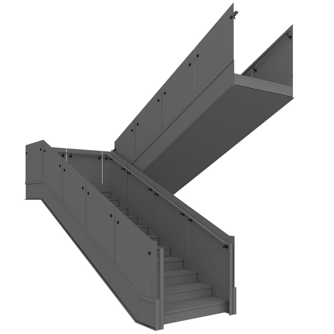 Stair No43 3D Model for VRay, Corona | CGMood