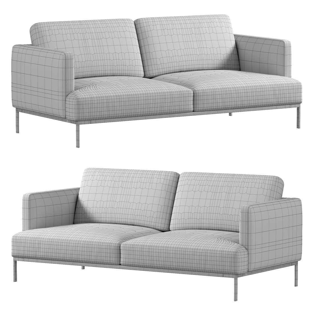 Estro Sofa By Natuzzi - 3D Model for Corona