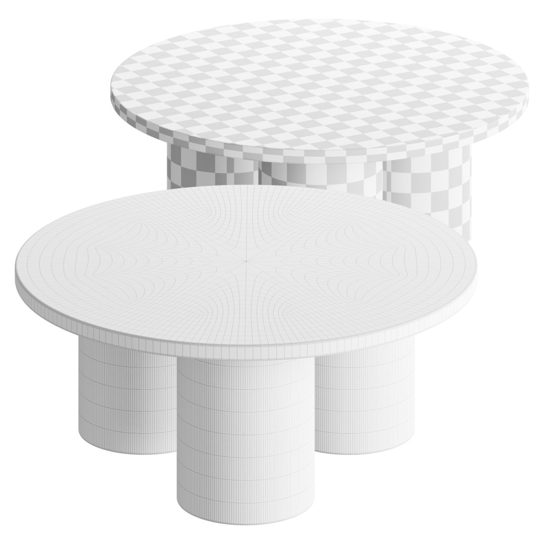 Clay Table - 3D Model for Corona