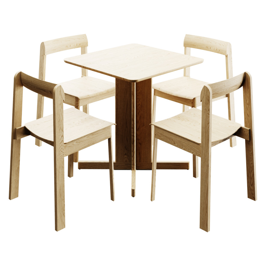 Quatrefoil | Table + Chair 3D Model for Corona | CGMood