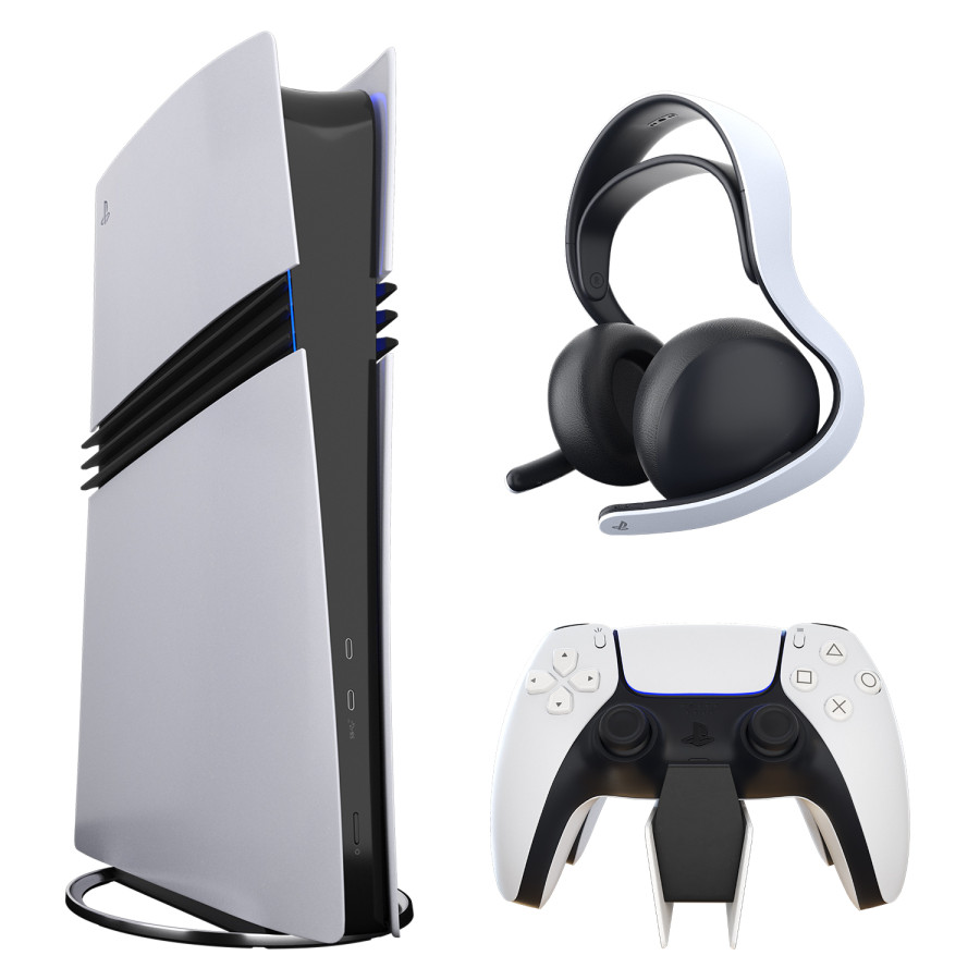 Sony Playstation 5 Pro / Pulse Elite / Dualsense 3D Model for VRay ...