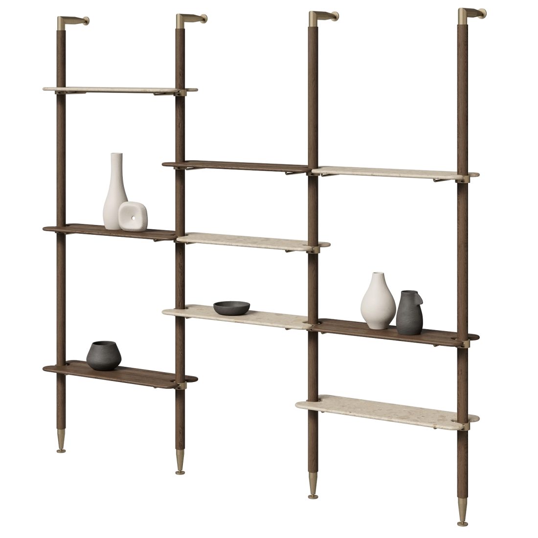 Baxter Lloyd Bookcase Wall Mount - 3D Model for VRay, Corona