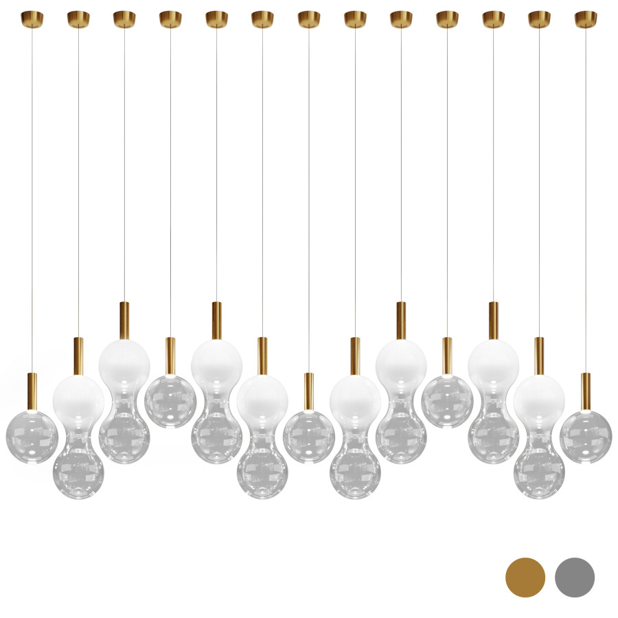 Zafferano Sfera & Sfer'otto Pendant Lamp Vol. 1. - 3D Model for Corona