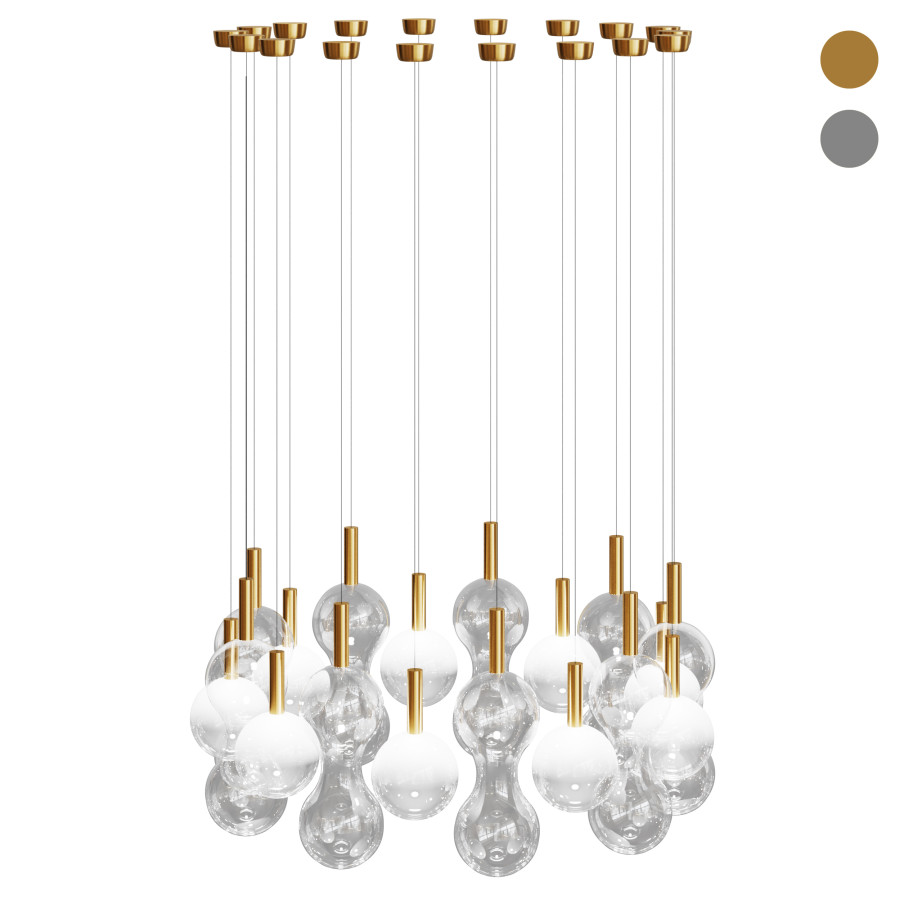 Zafferano Sfera & Sfer'Otto Pendant Lamp Vol. 2. - 3D Model for Corona