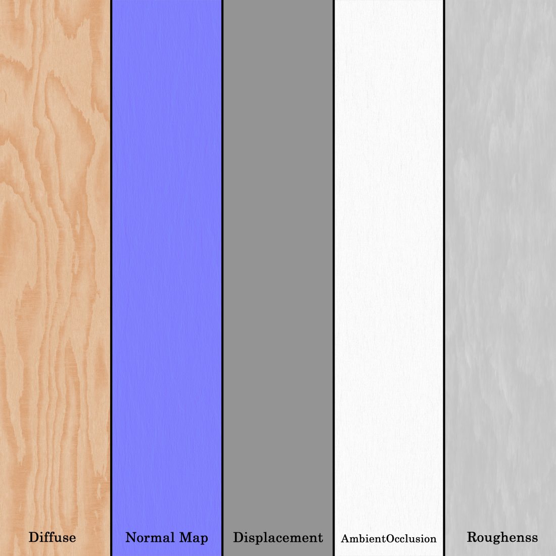 Pine Plywood Texture Set 03 – Seamless 4k Pbr - 3D Model for VRay