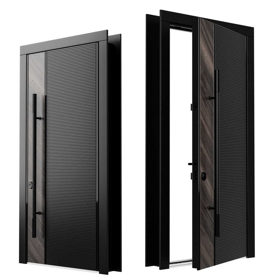 Enterance Door Set 003 3D Model for Corona | CGMood