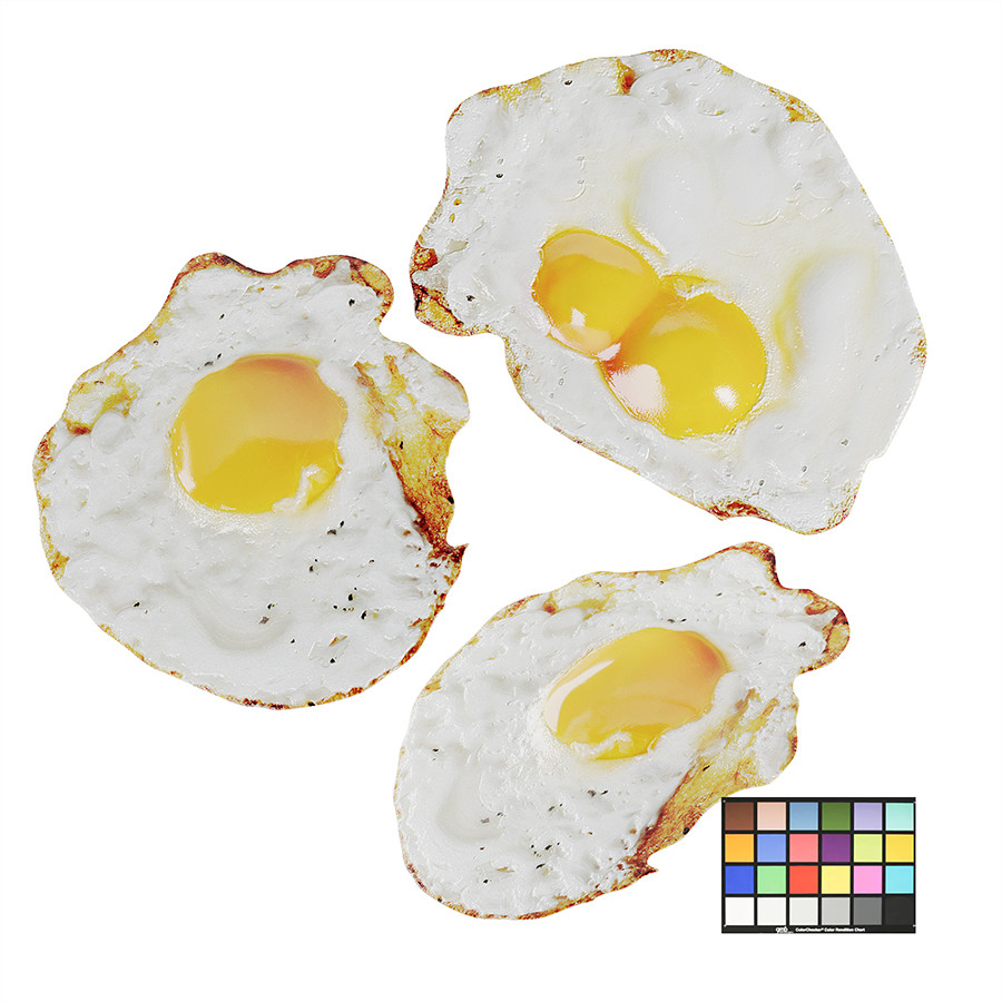 Eggs Cook - 3D Model for Corona
