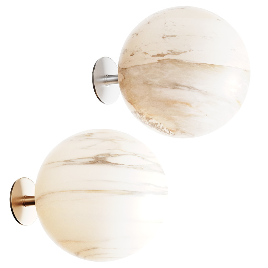 Planette Alabaster By Contain 1st Dibs - 3D Model for VRay, Corona