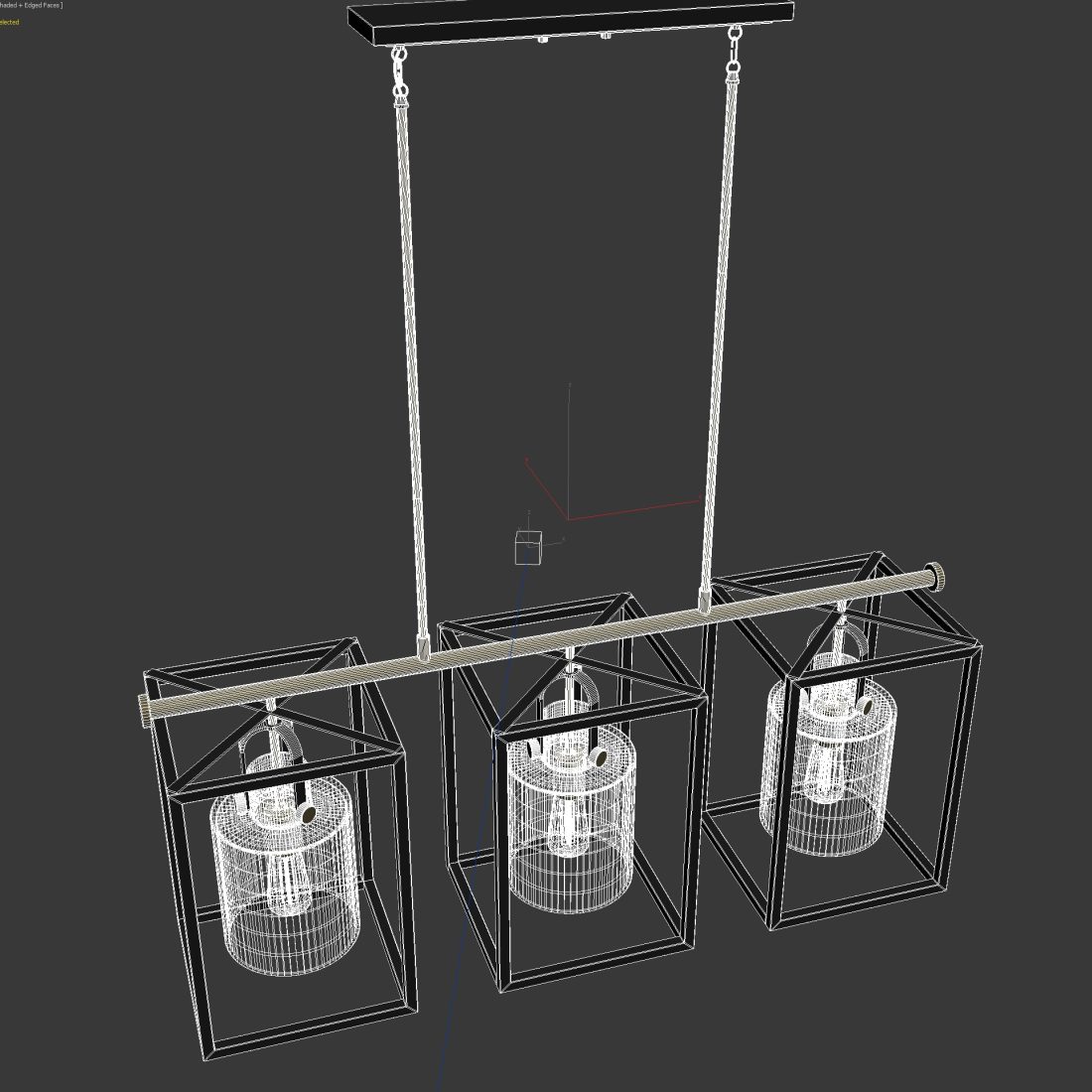 Kichler Kitner Chandelier - 3D Model for VRay