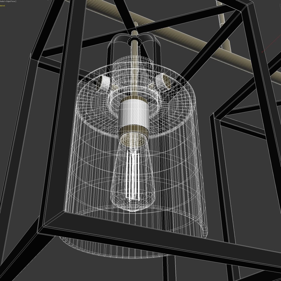 Kichler Kitner Chandelier - 3D Model for VRay