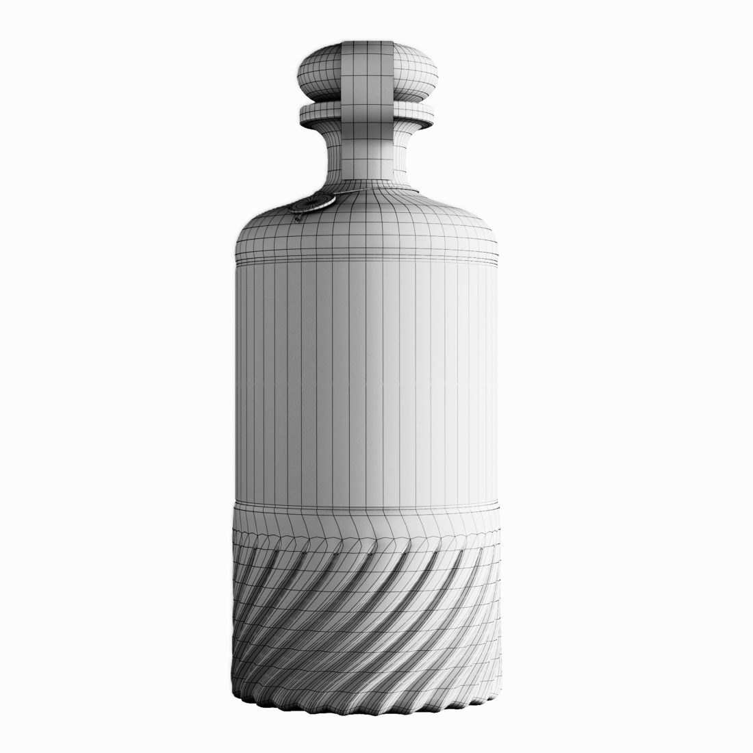 Little Rest Bottle Whiskey Alcohol Bar - 3D Model for Corona