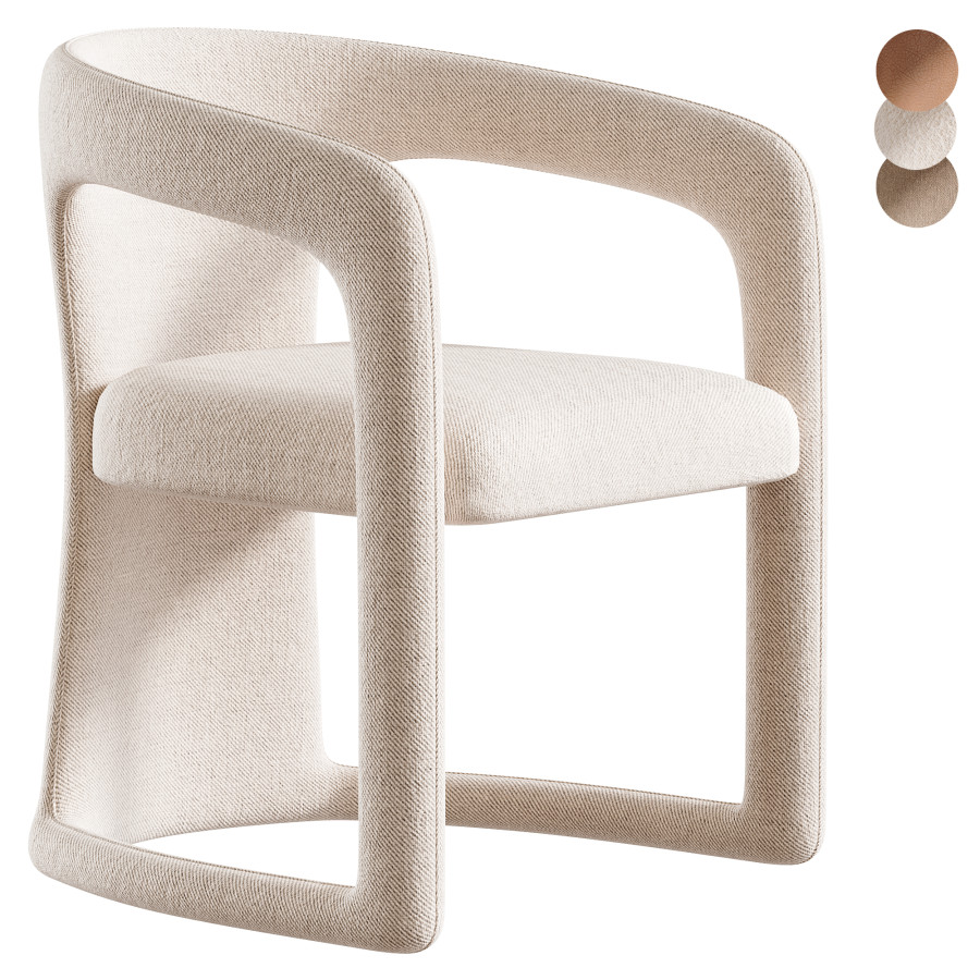 Breslin Dining Chair - 3D Model for Corona