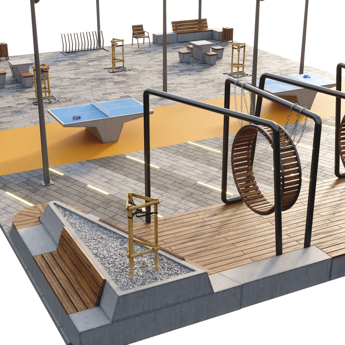 Recreation Area For Adults 3D Model for Corona | CGMood