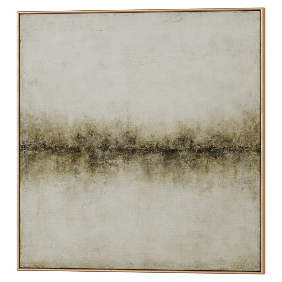 Set Of 3 Abstract Paintings In Frames - 3D Model for Corona