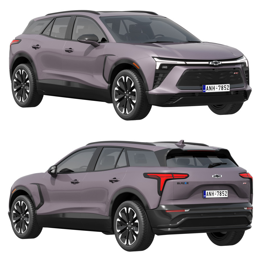 Chevrolet Blazer EV RS 2024 3D Model for Corona | CGMood