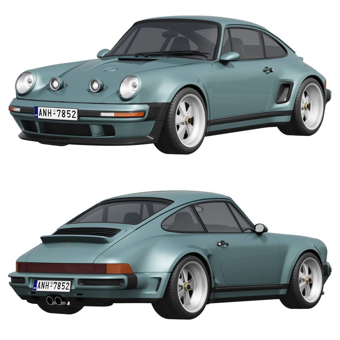 Singer Porsche 911 Carrera Coupe 2025 3D Model for Corona | CGMood