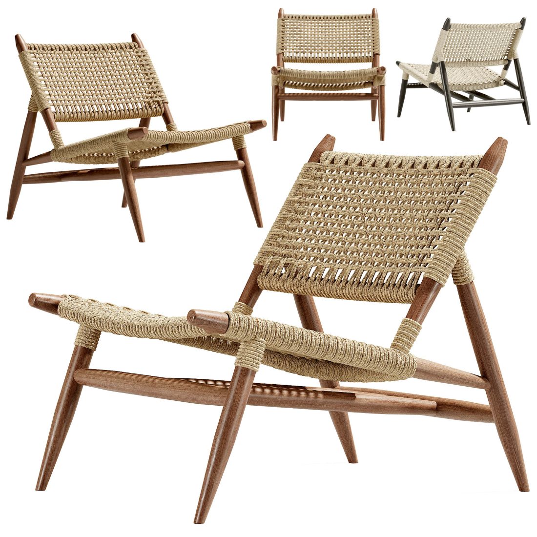 Kave Home - Codolar Armchair - 3D Model for Corona