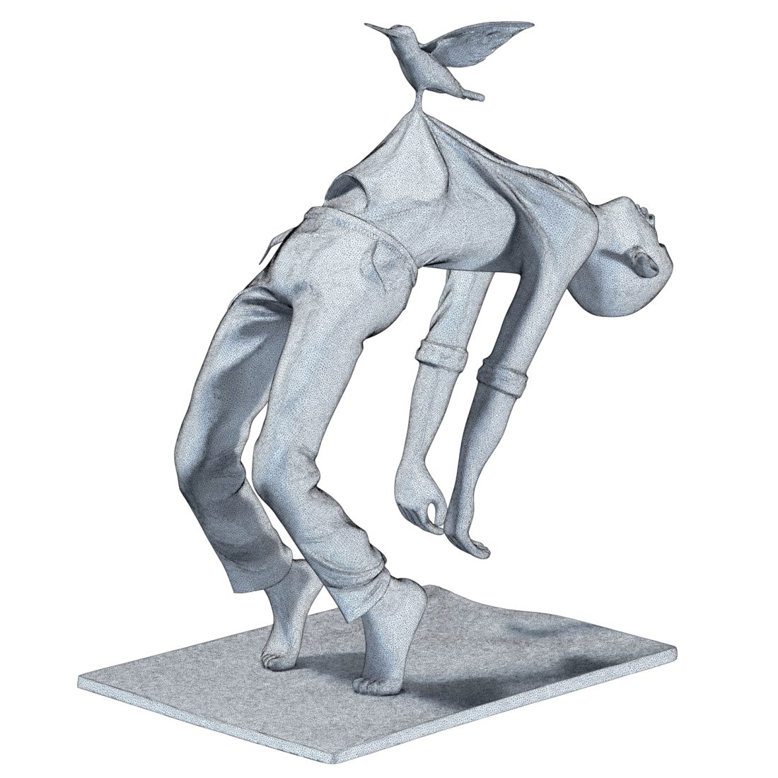 Ascension Man Spirit As Bird Lifting Body 758 3D Model for FStorm, VRay ...