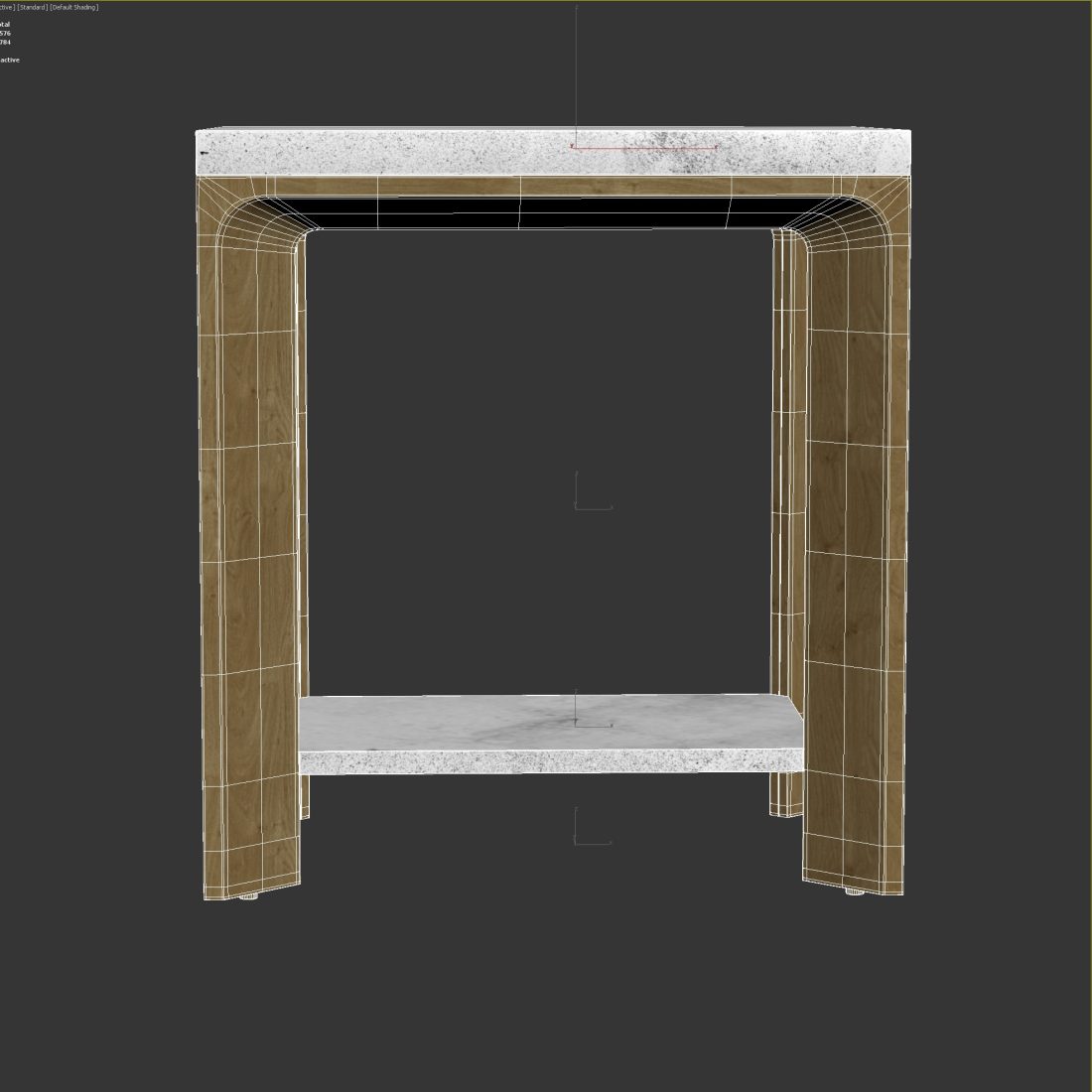 Jerry Pair Atlanta Granada Side Table - 3D Model for Corona