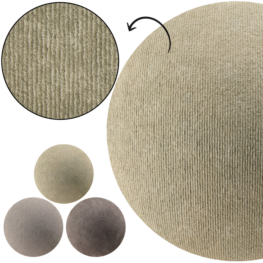 Ribbed Plaster 03 (seamless) - 3D Model for VRay