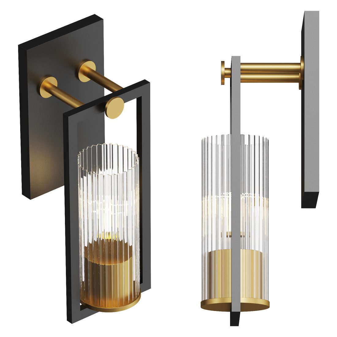Stiffel Ramos Industrial Modern Wall Light 3D Model for Corona | CGMood