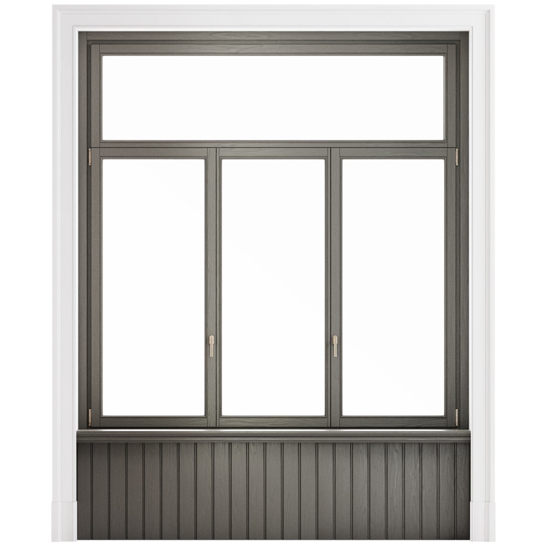 Painted Wooden Window - 3D Model for Corona