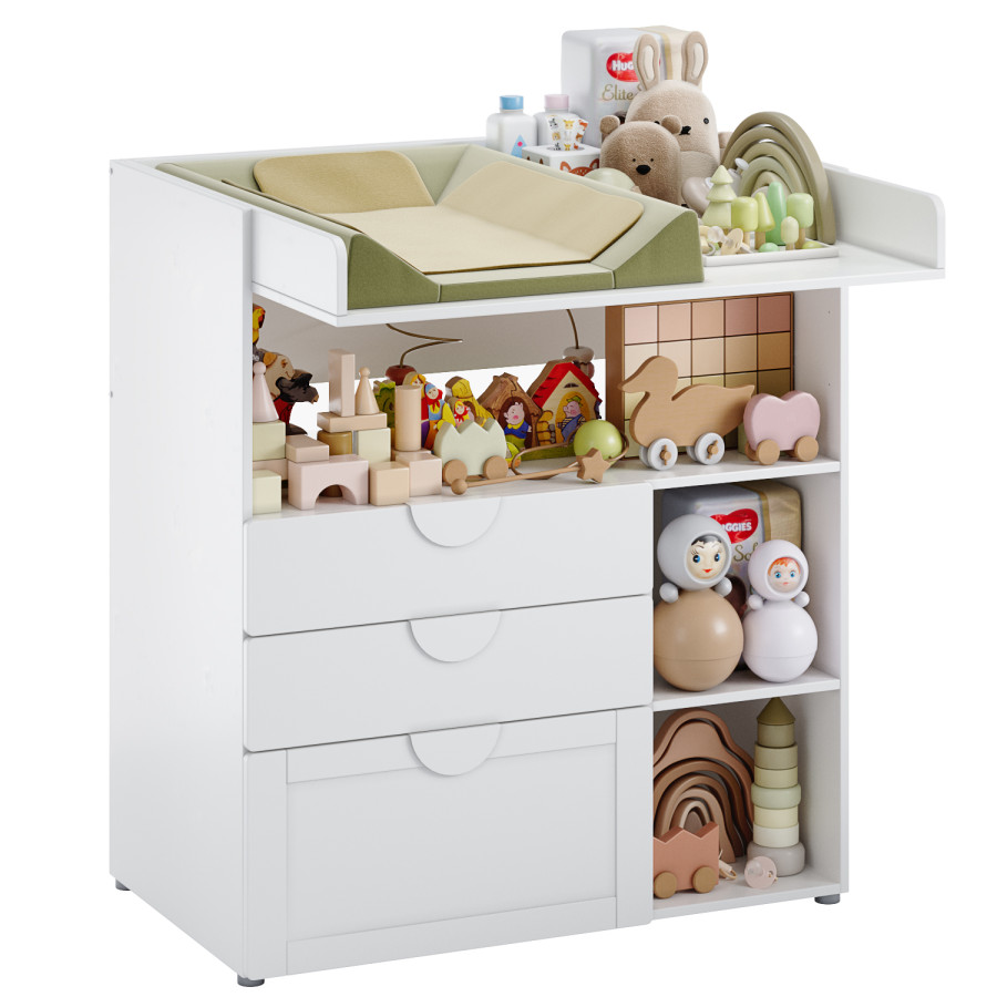 Changing Table Smastad Ikea Smastad 3D Model for VRay, Corona | CGMood