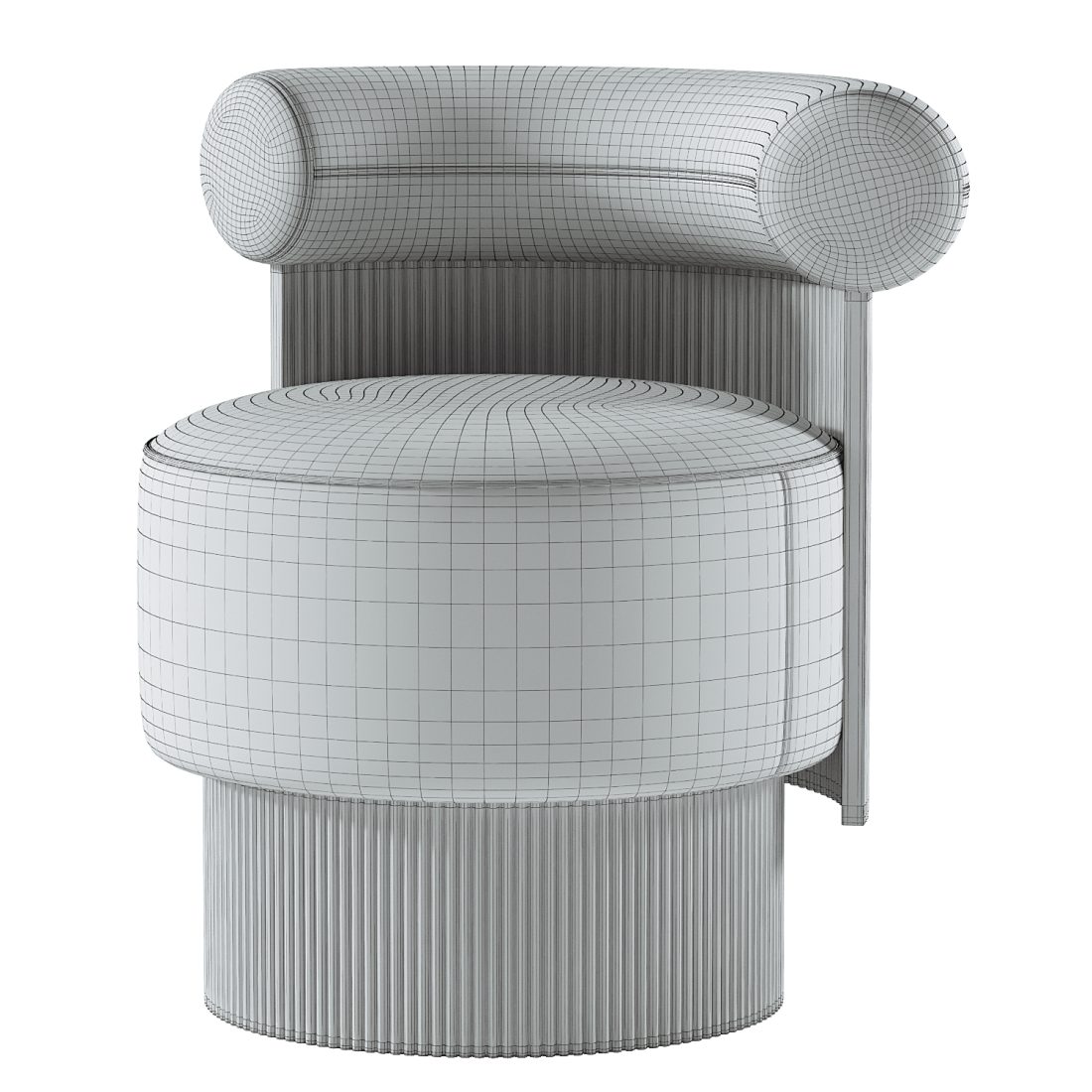 Erhart Chair - 3D Model for VRay, Corona