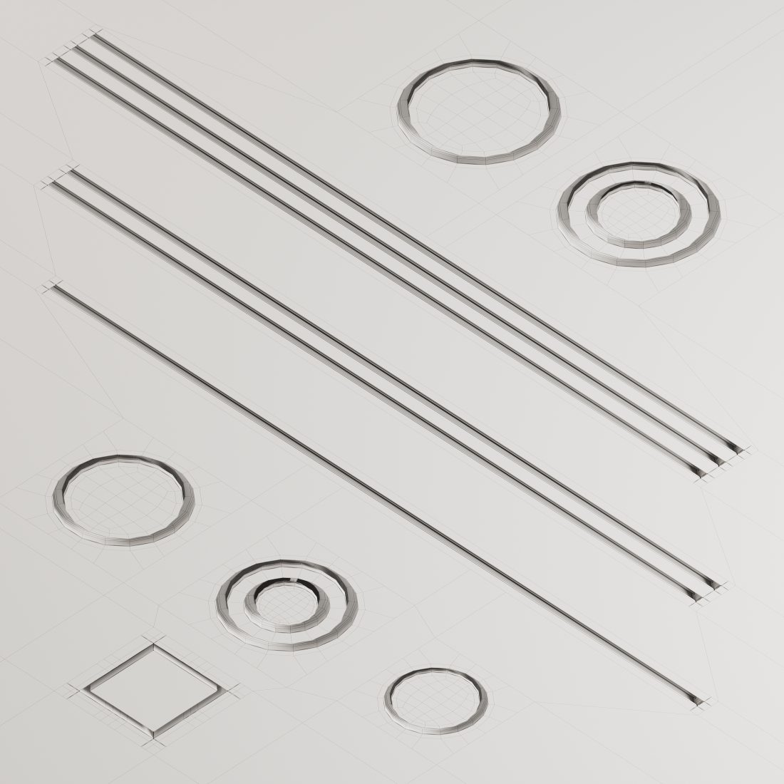Ventmann Gypsum Grilles And Diffusers For Ventilat - 3D Model for Corona