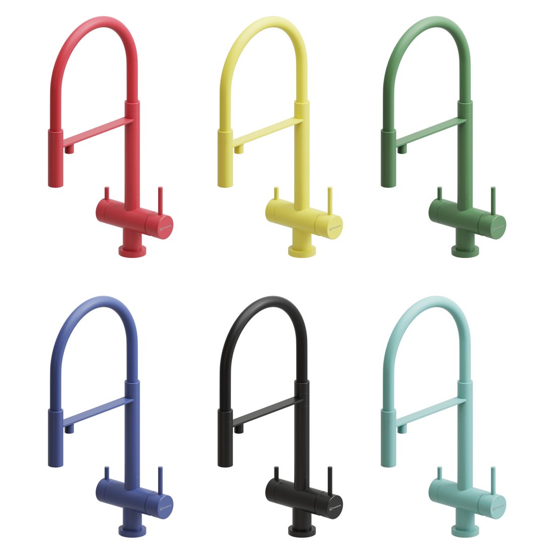 Omoikiri Kanto Kitchen Faucets - 3D Model for Corona