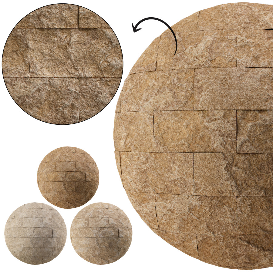 Split Face Travertine 03 (seamless) Texture / PBR Material | CGMood