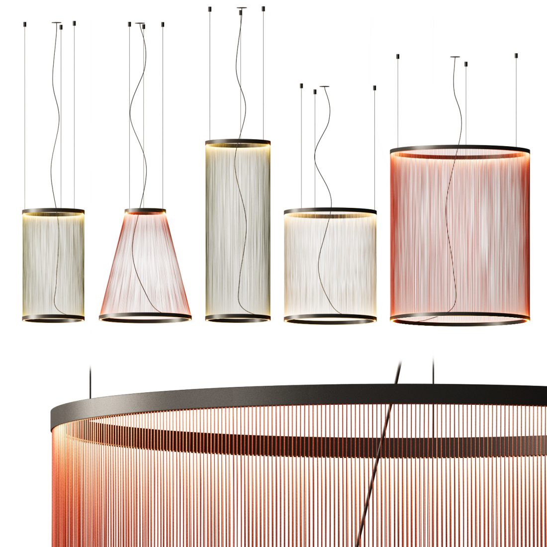 Vibia Array Pendant Lamps 3D Model for VRay, Corona | CGMood