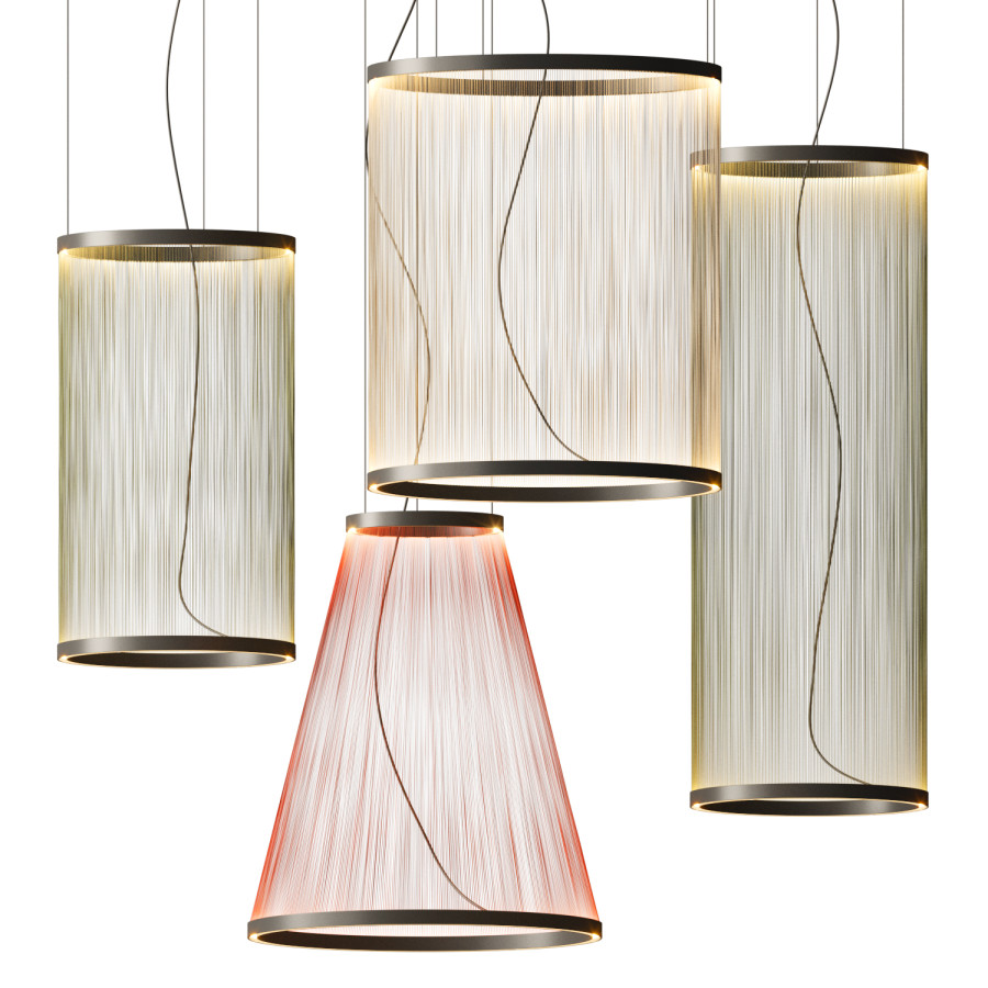 Vibia Array Pendant Lamps - 3D Model for VRay, Corona