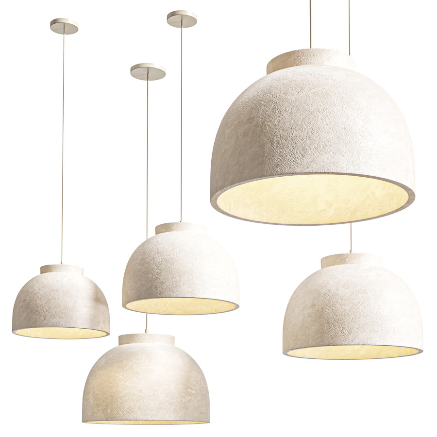 Wabi Sabi Pendant Light Dandadan - 3D Model for VRay, Corona