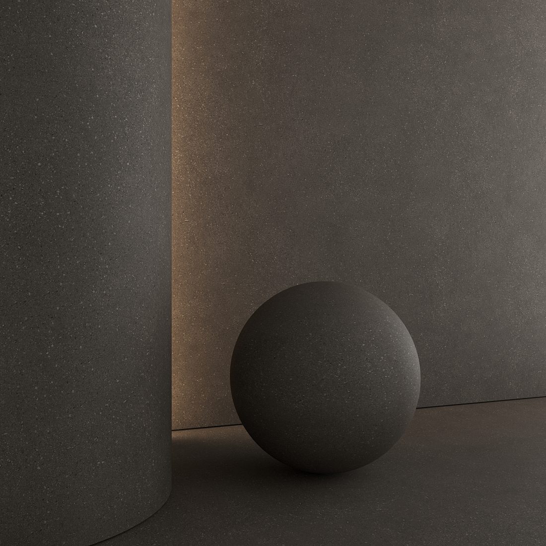 Polished Concrete 06 - 3D Model for VRay, Corona