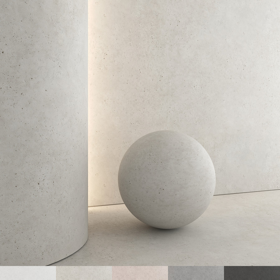 Light Decorative Concrete 12 - 3D Model for VRay, Corona