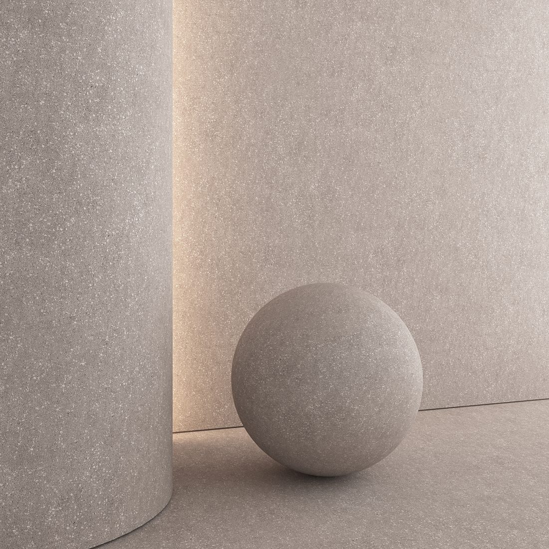 Polished Concrete With Crushed Stone 13 - 3D Model for VRay, Corona