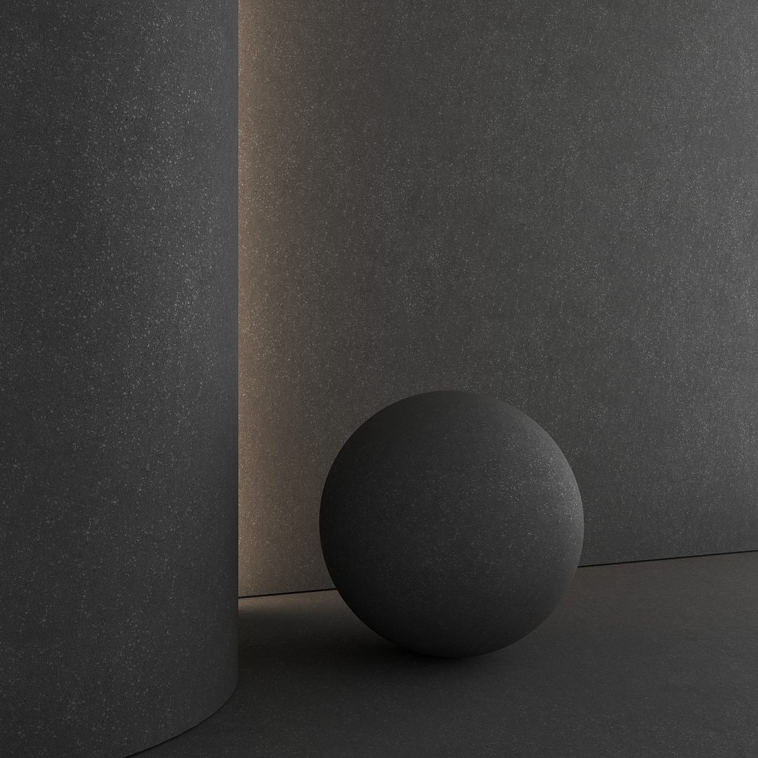 Polished Concrete With Crushed Stone 13 - 3D Model for VRay, Corona