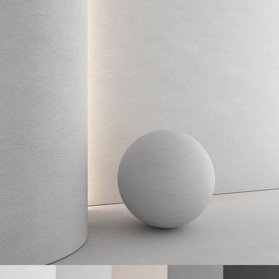 Smooth Gray Concrete 14 Texture / PBR Material | CGMood