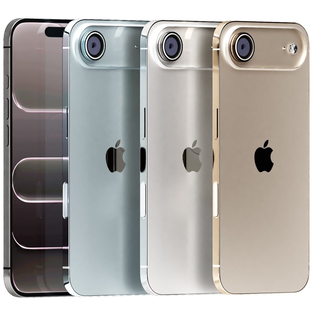 Apple Iphone 17 Air 3D Model for VRay, Corona | CGMood