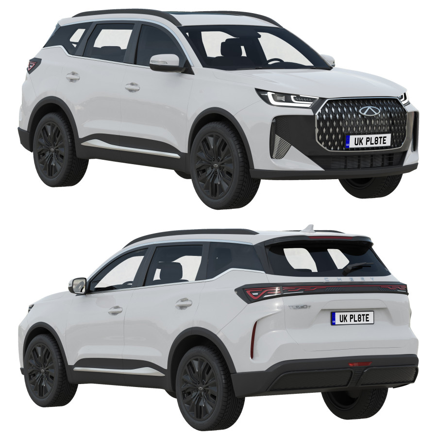 Chery Tiggo 7 2025 - 3D Model for VRay