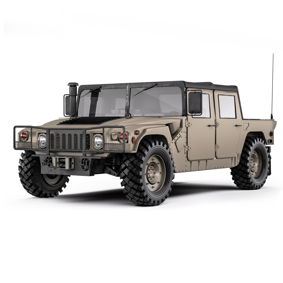 Humvee Military HMMWV M998A1 1994 - 3D Model for VRay