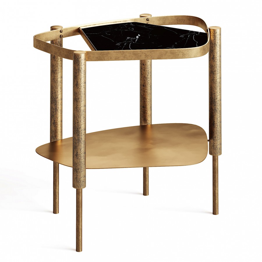 Bijou Marble Coffe Table - 3D Model for Corona