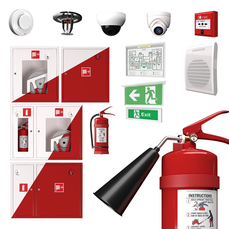 Fire Fighting Set - 3D Model for Corona