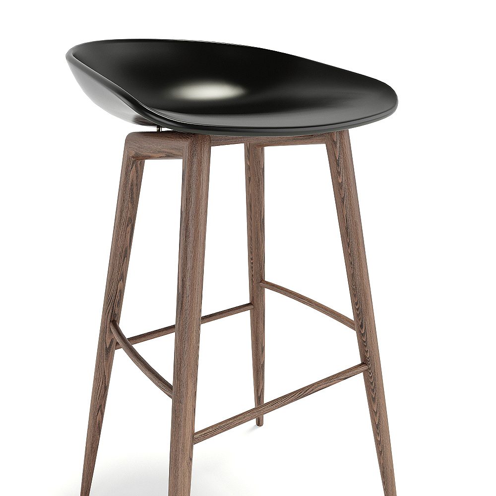 Hunter Bar Stool - 3D Model for VRay