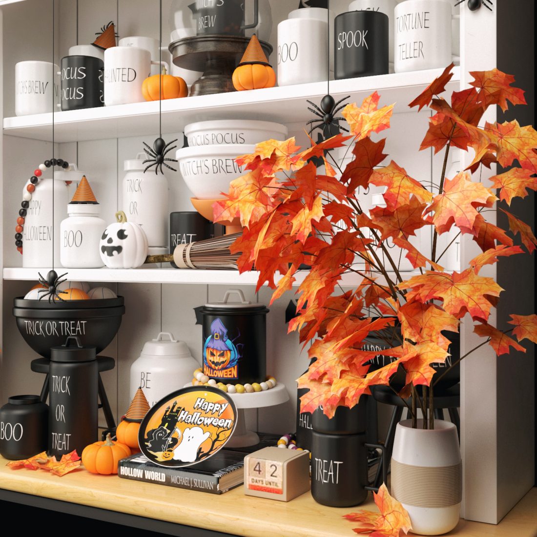 Halloween Decoration Set - 3D Model for VRay