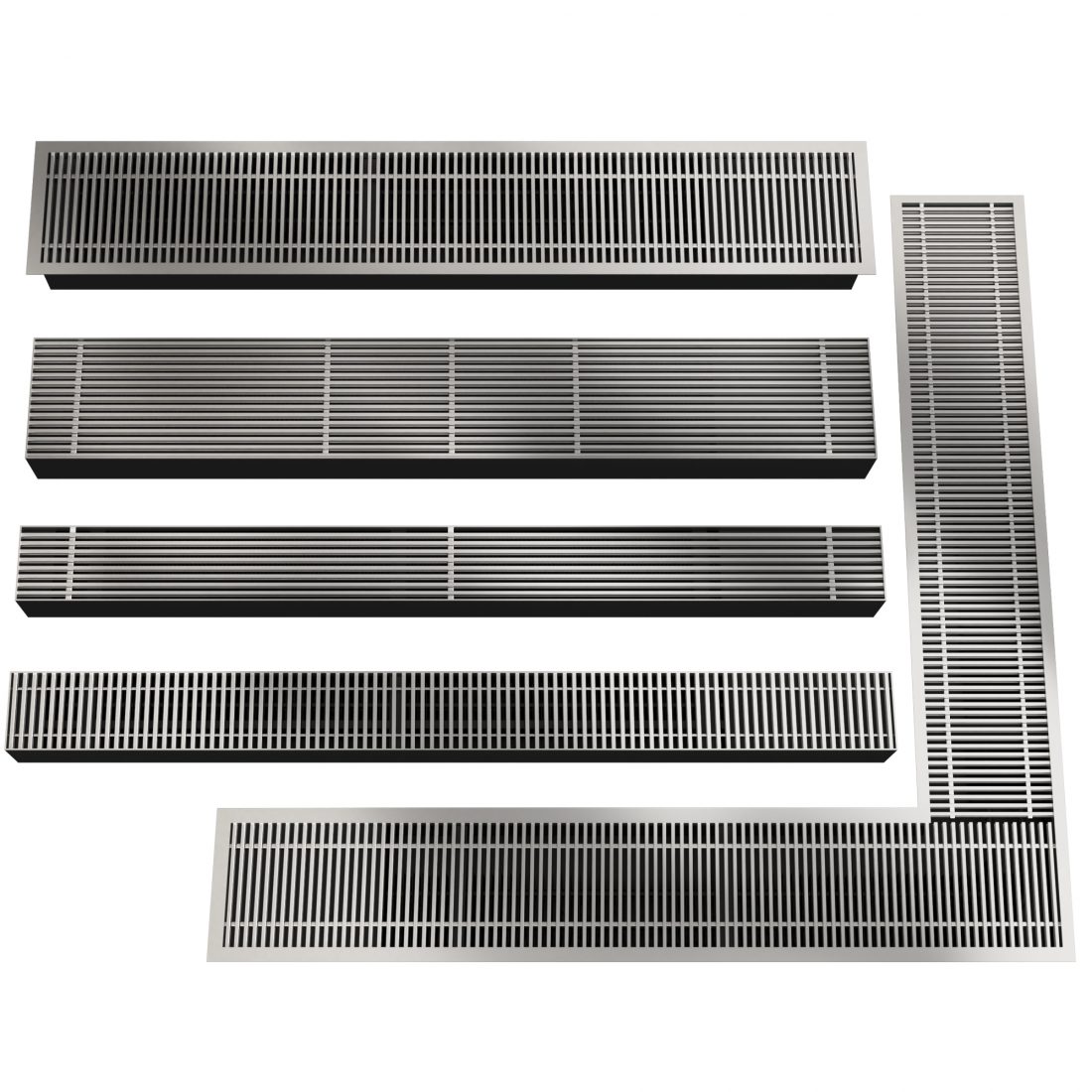 Floor Convectors - 3D Model for VRay, Corona