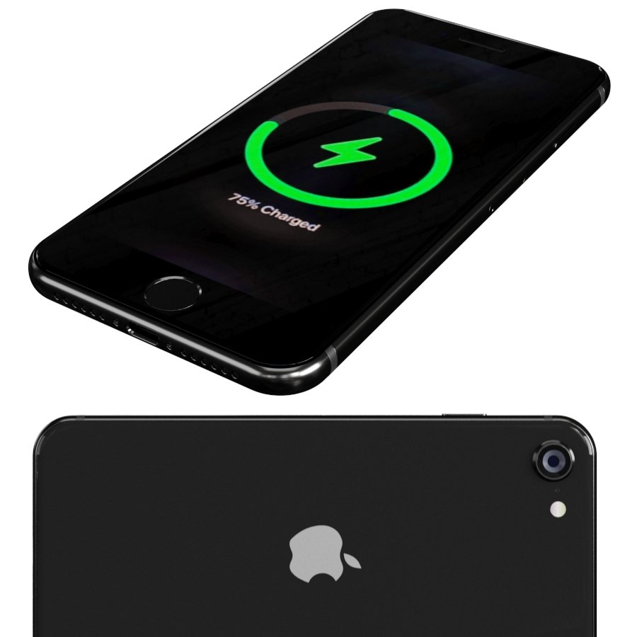 Iphone SE 2020 - 3D Model for VRay, Corona